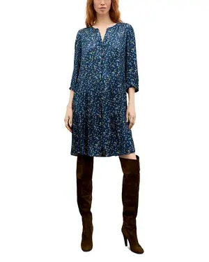 Gerard Darel Caly Tiered Dress - Navy