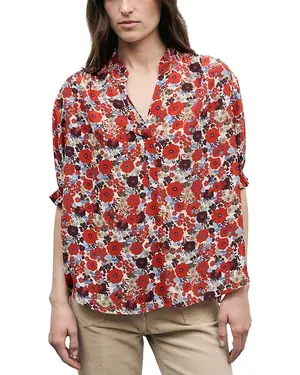 Gerard Darel Liv Printed Blouse