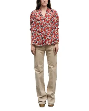 Gerard Darel Liv Printed Blouse