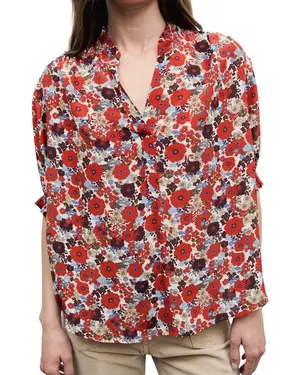 Gerard Darel Liv Printed Blouse