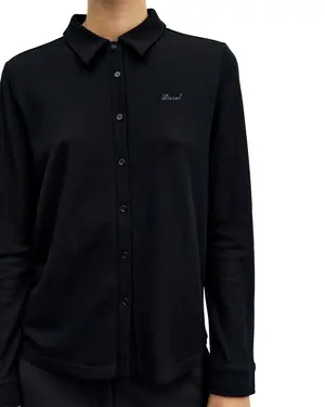 Gerard Darel Bambi Wool Button Front Shirt