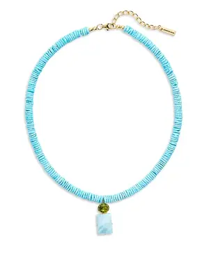 JENNIFER BEHR Alette Necklace, 16-18 - Larimar