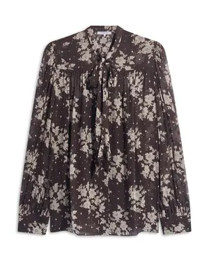 Gerard Darel Loa Tie Neck Blouse