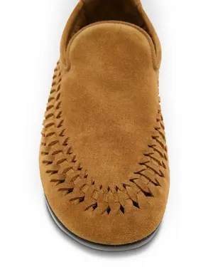 Proenza Schouler Whip Suede Loafers - Desert