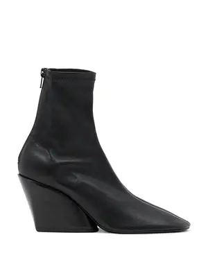 Proenza Schouler Slant Stretch Leather Ankle Boots