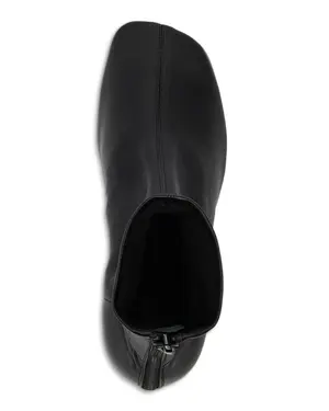 Proenza Schouler Slant Stretch Leather Ankle Boots