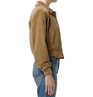 Citizens Of Humanity Lola Eve Cropped Bomber Jacket