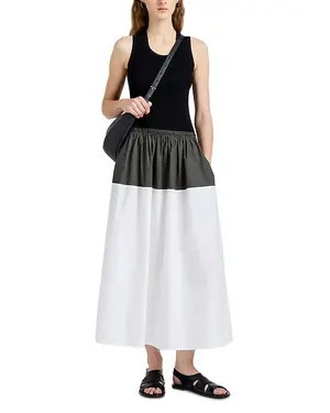 Proenza Schouler White Label Nyla Skirt - Willow/white