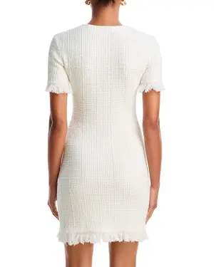 SELF-PORTRAIT Textured Knit Dress