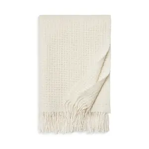SFERRA Terranova Merino Wool Decorative Throw - Ivory