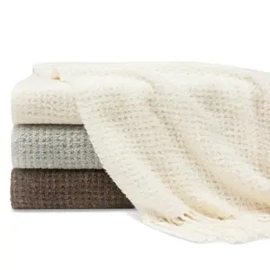 SFERRA Terranova Merino Wool Decorative Throw - Ivory