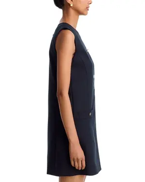 Thom Browne V-neck Mini Dress