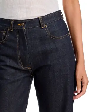 Thom Browne Cotton Cuffed Jeans