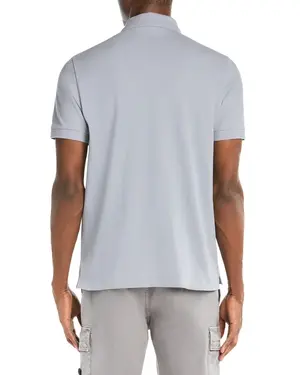 Stone Island Corta Slim Fit Patch Logo Cotton Blend Polo Shirt