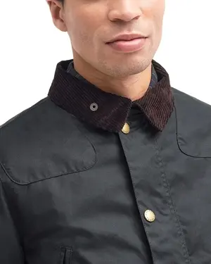 Barbour Reelin Cotton Wax Jacket - Sage