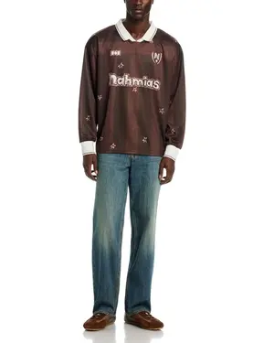 NAHMIAS Relaxed Scribble Logo Soccer Jersey
