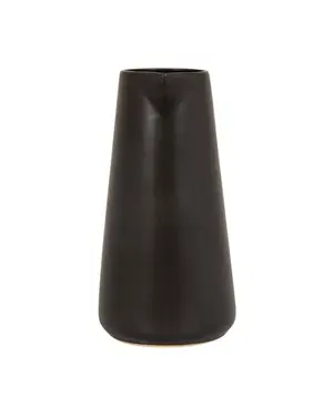 OLIVE GROVE Modern Stoneware Pitcher - Black