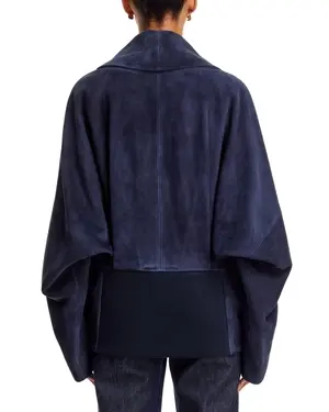 Co Leather Wrap Jacket