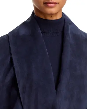 Co Leather Wrap Jacket