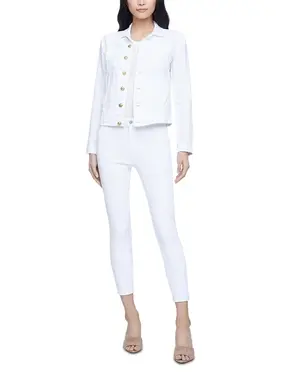 L'Agence Celine Slim Femme Linen Jacket