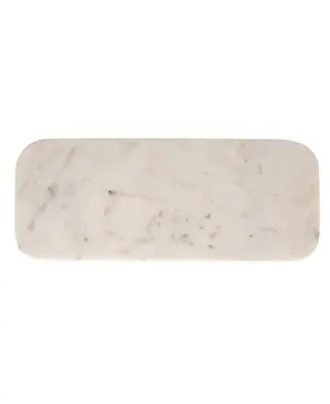 OLIVE GROVE Marble Footed Serving Pedestal