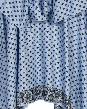 Maje Layered Effect Scarf Dress