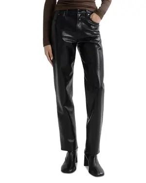 Black Patent Leather Pants