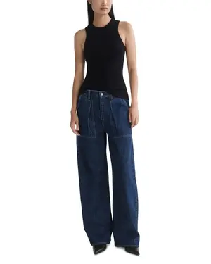AGOLDE Low Curve Utility High Rise Tapered Jeans