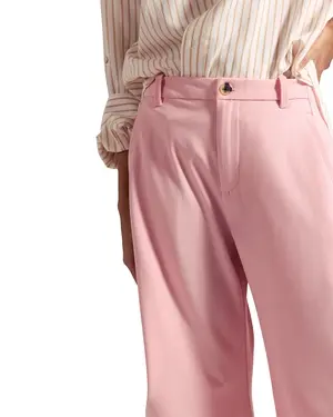 Free People Spotlight Barrel Pants - Pale Pink