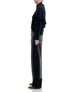 DARKPARK Laurene Double Color Barrel Jeans