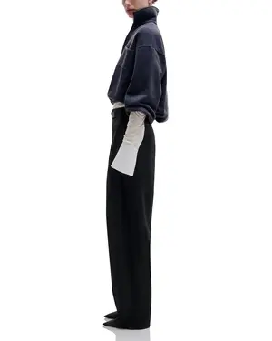 DARKPARK Ronda Leather Belt Pleated Trousers