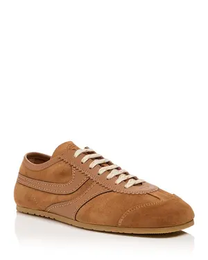 Dries Van Noten Suede Sneakers - Tan