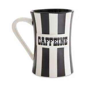 Jonathan Adler Vice Caffeine Mug - Black/white