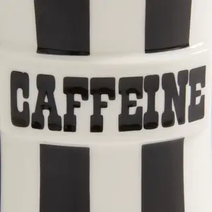 Jonathan Adler Vice Caffeine Mug - Black/white