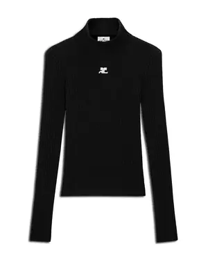 COURREGES Reedition Knit Long Sleeve Jumper