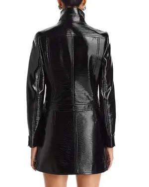COURREGES Reedition Vinyl Jacket - Black
