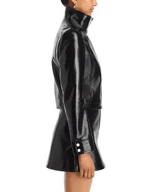 COURREGES Reedition Vinyl Jacket - Black