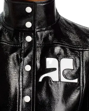 COURREGES Reedition Vinyl Jacket - Black