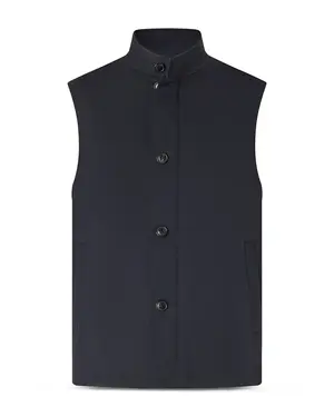 Zegna Microfiber Motorin Button Vest