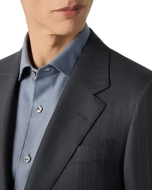 Zegna Trofeo Regular Fit Wool Suit - Dark Grey