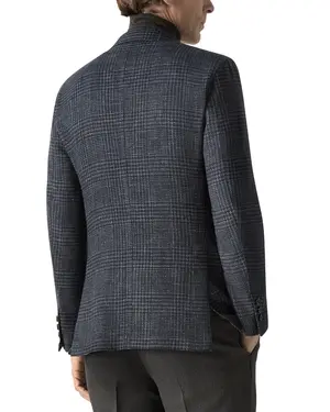 Zegna Regular Fit Cashmere Silk & Linen Jacket