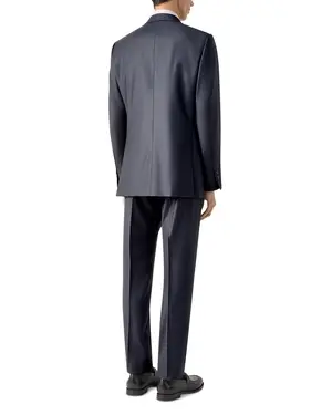 Zegna Trofeo Regular Fit Wool Suit - Dark Blue