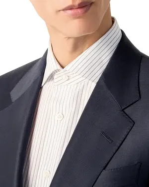 Zegna Trofeo Regular Fit Wool Suit - Dark Blue