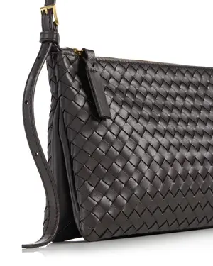 Bottega Veneta Gemellini Piccolo Pouch Shoulder Bag - Espresso