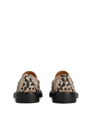 TOD'S Embossed Leather Loafers