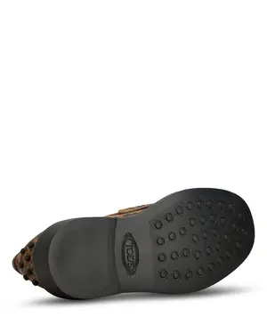 TOD'S Embossed Leather Loafers
