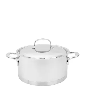DEMEYERE Atlantis 7 Stainless Steel Dutch Oven, 5.5 Qt - Silver