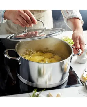 DEMEYERE Atlantis 7 Stainless Steel Dutch Oven, 5.5 Qt