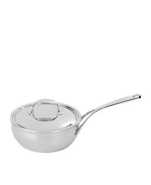 DEMEYERE Atlantis 7 Stainless Steel Saucier, 2.1 Qt - Silver