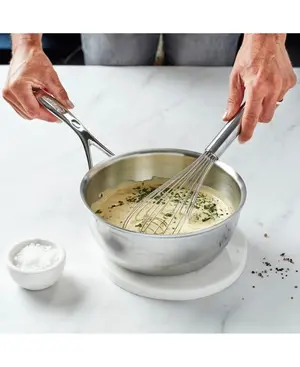 DEMEYERE Atlantis 7 Stainless Steel Saucier, 2.1 Qt